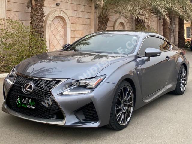 Used 2017 2017 Lexus RC F Light Gray color For Sale | Saudi Sale سعودي سيل