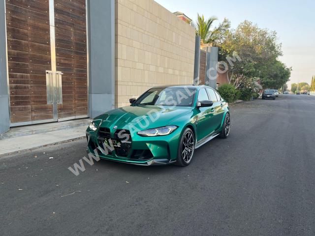 Used 2021 2021 BMW M Series M3 Competition Green color For Sale | Saudi ...