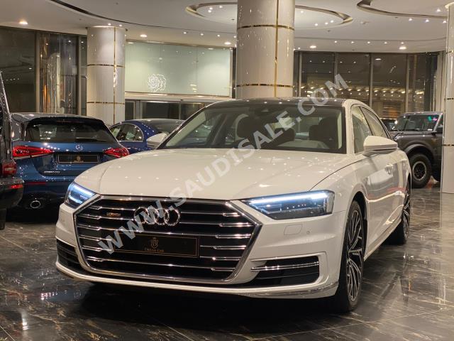 Used 2019 2019 Audi A8L White color For Sale | Saudi Sale سعودي سيل