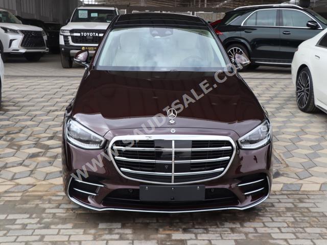 New 2022 2022 Mercedes-Benz S 450 Maroon color For Sale | Saudi Sale ...