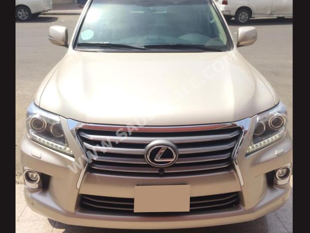 Used 2015 2015 Lexus LX 570 Gold color For Sale | Saudi Sale سعودي سيل