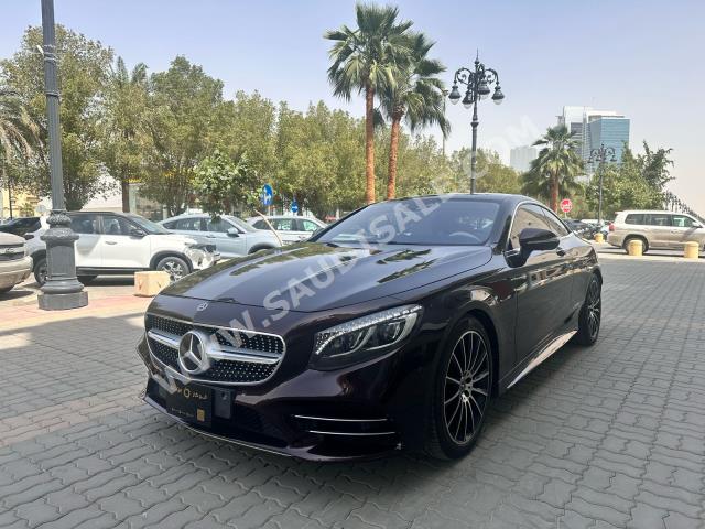 Used 2020 2020 Mercedes-Benz S 500 Coupe Maroon color For Sale | Saudi ...