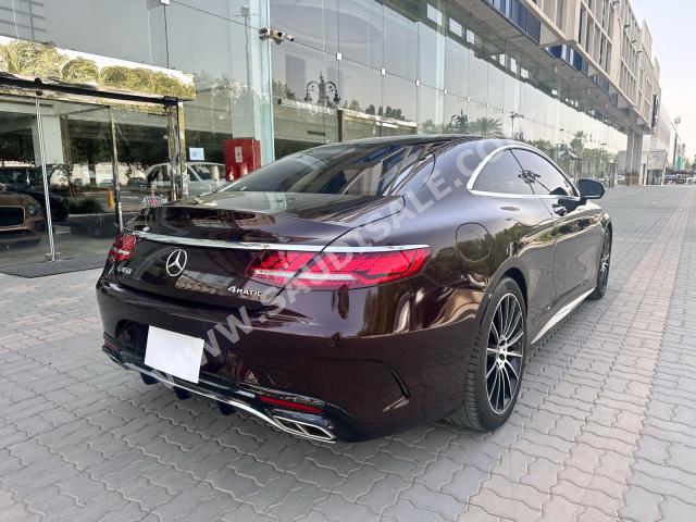 Used 2020 2020 Mercedes-Benz S 500 Coupe Maroon color For Sale | Saudi ...