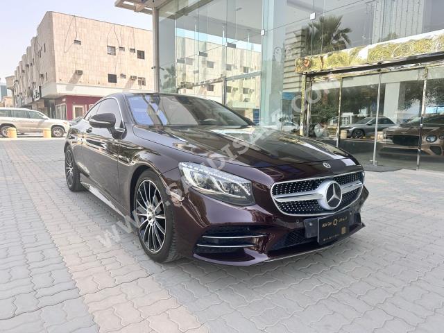 Used 2020 2020 Mercedes-Benz S 500 Coupe Maroon color For Sale | Saudi ...