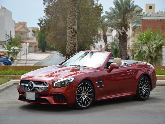 Used 2019 2019 Mercedes-Benz SL 500 AMG Red color For Sale | Saudi Sale ...