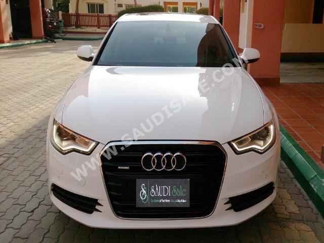 Used 2012 2012 Audi A6 White color For Sale | Saudi Sale سعودي سيل