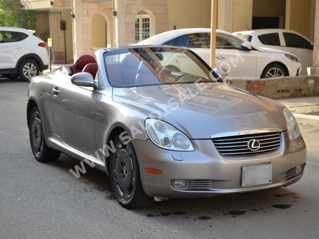 Used 2002 2002 Lexus SC 430 Silver color For Sale | Saudi Sale سعودي سيل