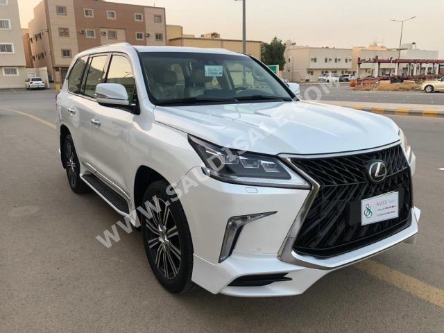Used 2018 2018 Lexus LX 570 S White color For Sale | Saudi Sale سعودي سيل