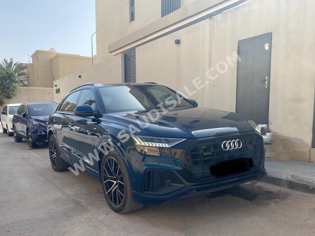 Used 2019 2019 Audi Q8 S Line Blue color For Sale | Saudi Sale سعودي سيل