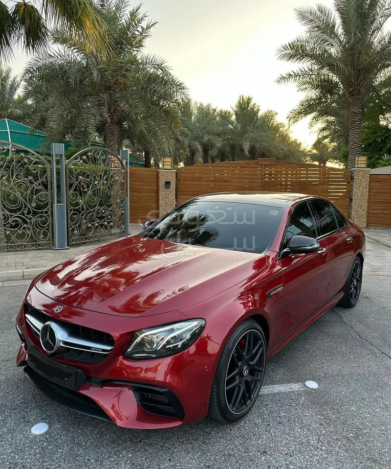 Used 2020 2020 Mercedes-Benz E 63s AMG Dark Red color For Sale | Saudi ...