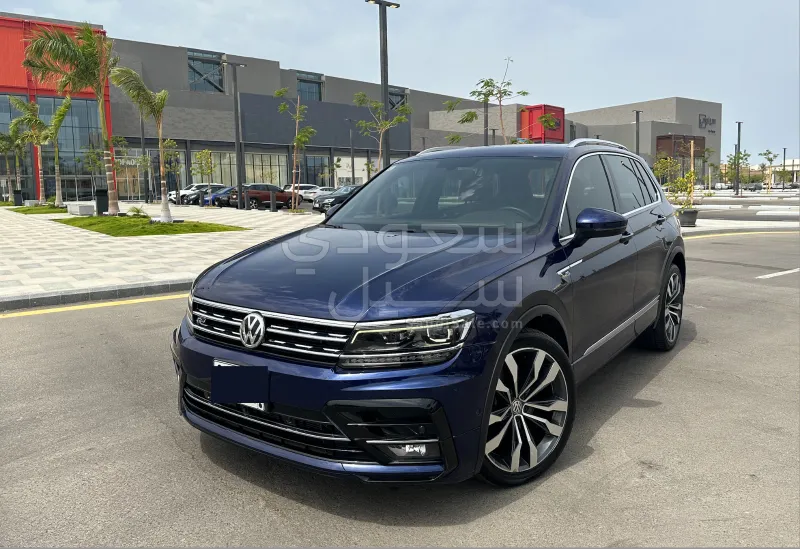 Used 2018 2018 Volkswagen TIGUAN R-Line Blue color For Sale | Saudi ...
