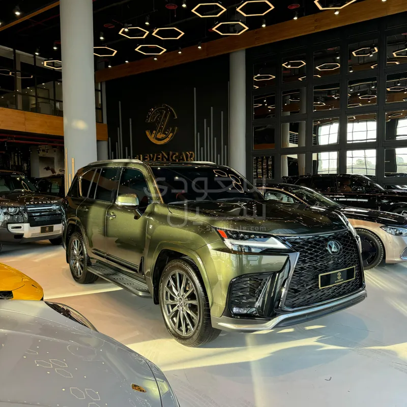 Used 2023 2023 Lexus LX 600 F Green color For Sale | Saudi Sale سعودي سيل