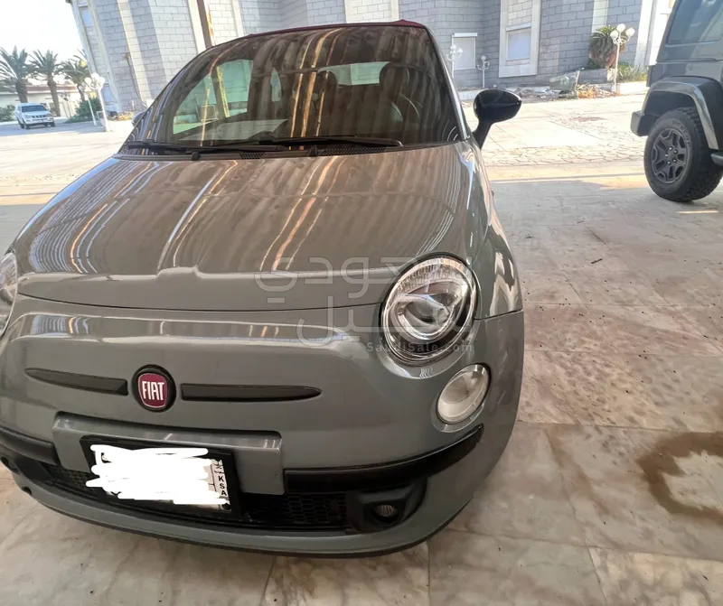 Used 2015 2015 Fiat 500 Light Gray color For Sale | Saudi Sale سعودي سيل