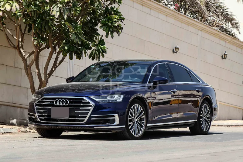 Used 2020 Audi A8L S Line Blue color For Sale | Saudi Sale سعودي سيل