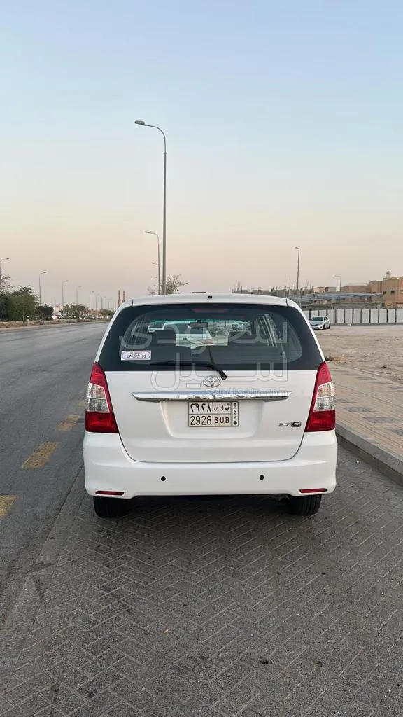 Used 2013 2013 Toyota Innova White color For Sale | Saudi Sale سعودي سيل
