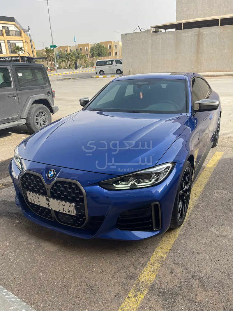 Used 2022 2022 BMW 4 Series M440i Blue color For Sale | Saudi Sale ...